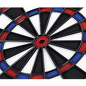 GRAN BOARD Dash Blue Online Bluetooth Smart Dartboard for Adults & Game Room Package c/w -Bracket, Throw line Sticker, Smartphone Holder, Extra tip 50pcs, Fcx Dart & std Gran Dartboard Accessory