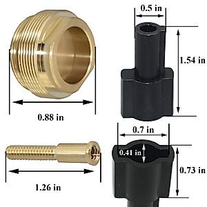 1 Set 9319300 Retrofit Parts for 09 Series Shower Valve, Faucet Part Replacement