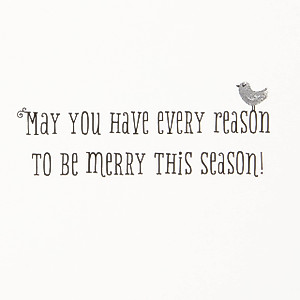 Hallmark Boxed Christmas Cards, Snowmen Snow Globe (16 Cards and 17 Envelopes)