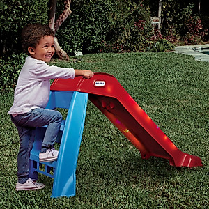 Little Tikes Light-Up First Slide for Kids Indoors/Outdoors , Red