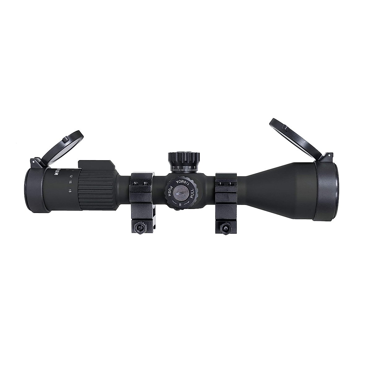 Monstrum G3 3-18x50 FFP Rifle Scope | Monstrum Extended Length Offset Scope Mount | 0 MOA | Bundle