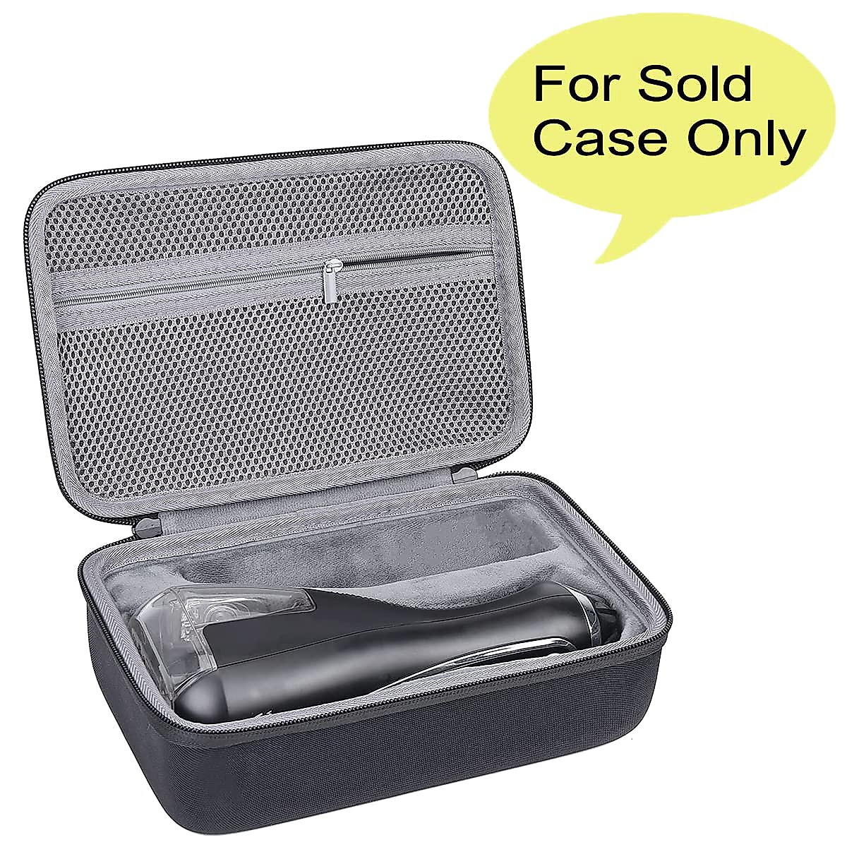 co2CREA Hard Case Replacement for Waterpik Cordless Advanced Water Flosser WP-580 WP-582 WP-583 WP-587 (Black Case)