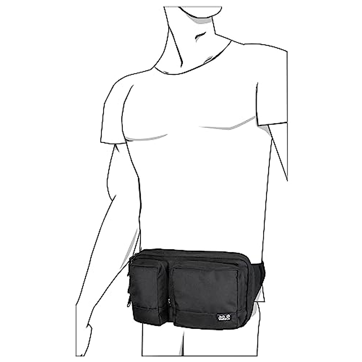 Jack Wolfskin Upgrade, Black, ONE Size