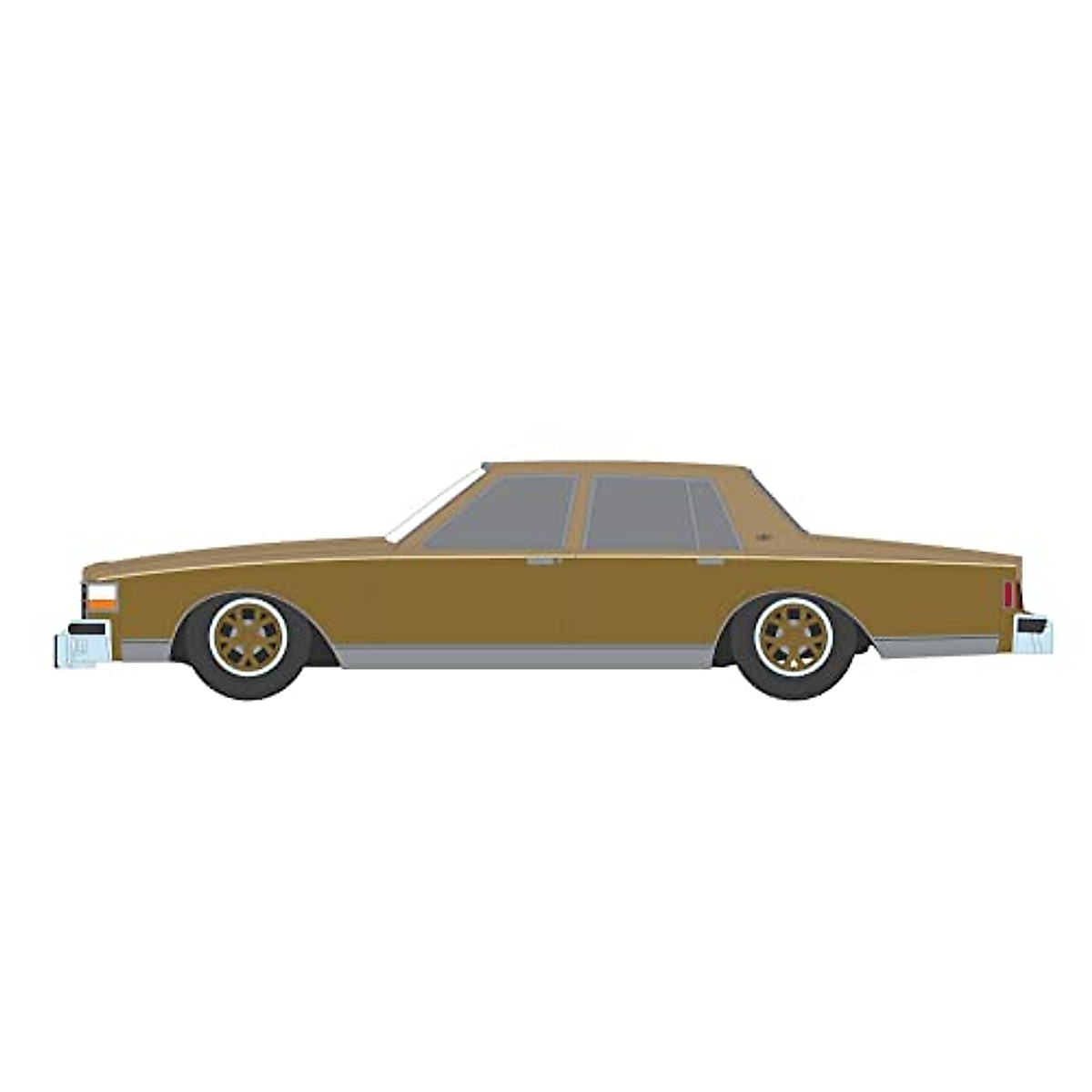 1985 Chevy Caprice, Custom Gold - Greenlight 63010C/48-1/64 Scale Diecast Model Toy Car