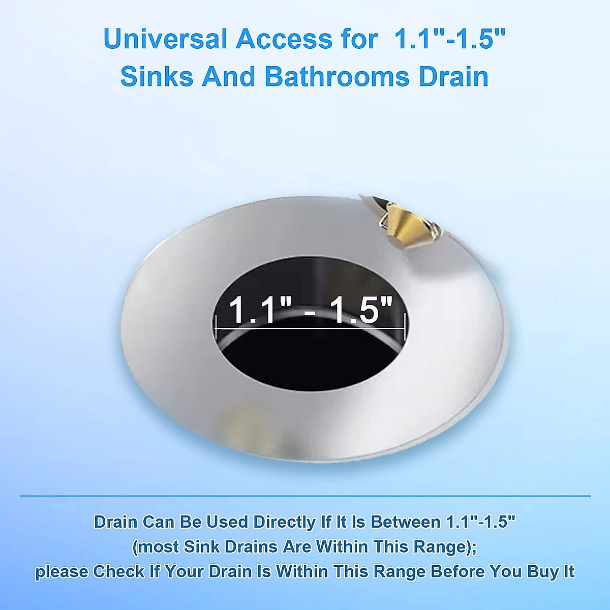 【Pack of 2】 Bathroom Sink Stopper, Plug with Sink Filter and Hair Catcher, Universal Pop Up Drain Stopper for 1.1-1.5 Inch Washbasin/Drain Holes, Replacement Drain Plug/Sink Cover/Strainer Rerdeim