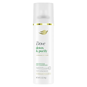 Dove Advanced Dry Shampoo Detox & Purify Refresh & Revive Hair Without Water Instantly Absorb Oil & Life Impurities 5 oz