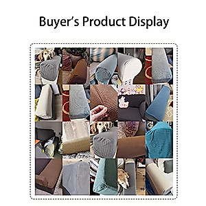 2 Pcs Couch Arm Covers, Stretch Polyester Armchair Slipcover Protector, Scratch Resistant Furniture Protector, Removable Washable Sofa Armrest Protector