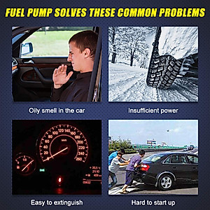 Fuel Pump Compatible with Chevy Pickup Silverado GMC Sierra 1999 2000 2001 2002 2003 2004 4.3L 4.8L 5.3L 6.0L 8.1L w/sending unit fuel pressure sensor replaces # E3500M