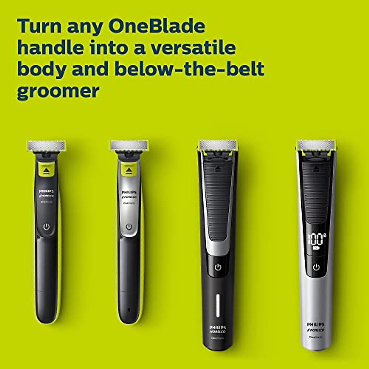 Philips Norelco Genuine OneBlade Replacement Blade Body Kit, QP610/80