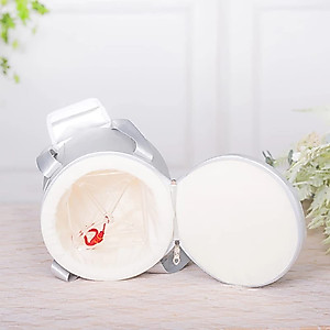 TFECOM Quartz Crystal Singing Pyramid, Excellent Sound for Healing Meditation, Perfect Chakra Healing Musical Instrument, with Crystal Striker and Carry Case Bag (Size : 5 Inch)