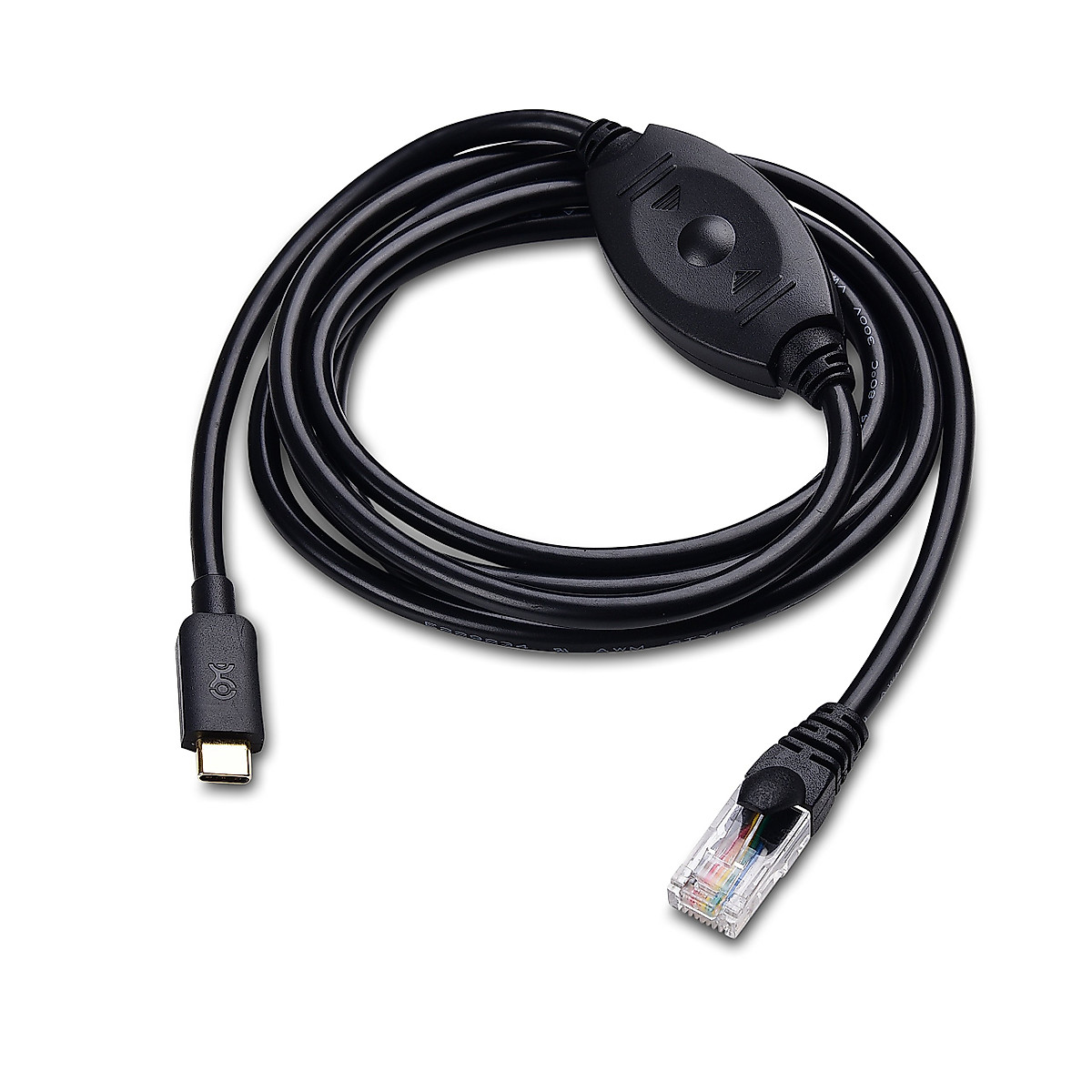 Cable Matters USB C to RJ45 Console Cable for Windows and MacBook Pro (Compatible Cisco Console Cable, Rollover Cable) with FTDI 6 Feet