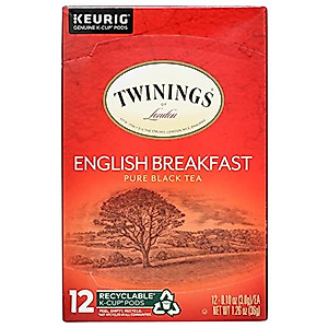 Twinings Tea English Breakfast Tea K-Cups, 12 ct