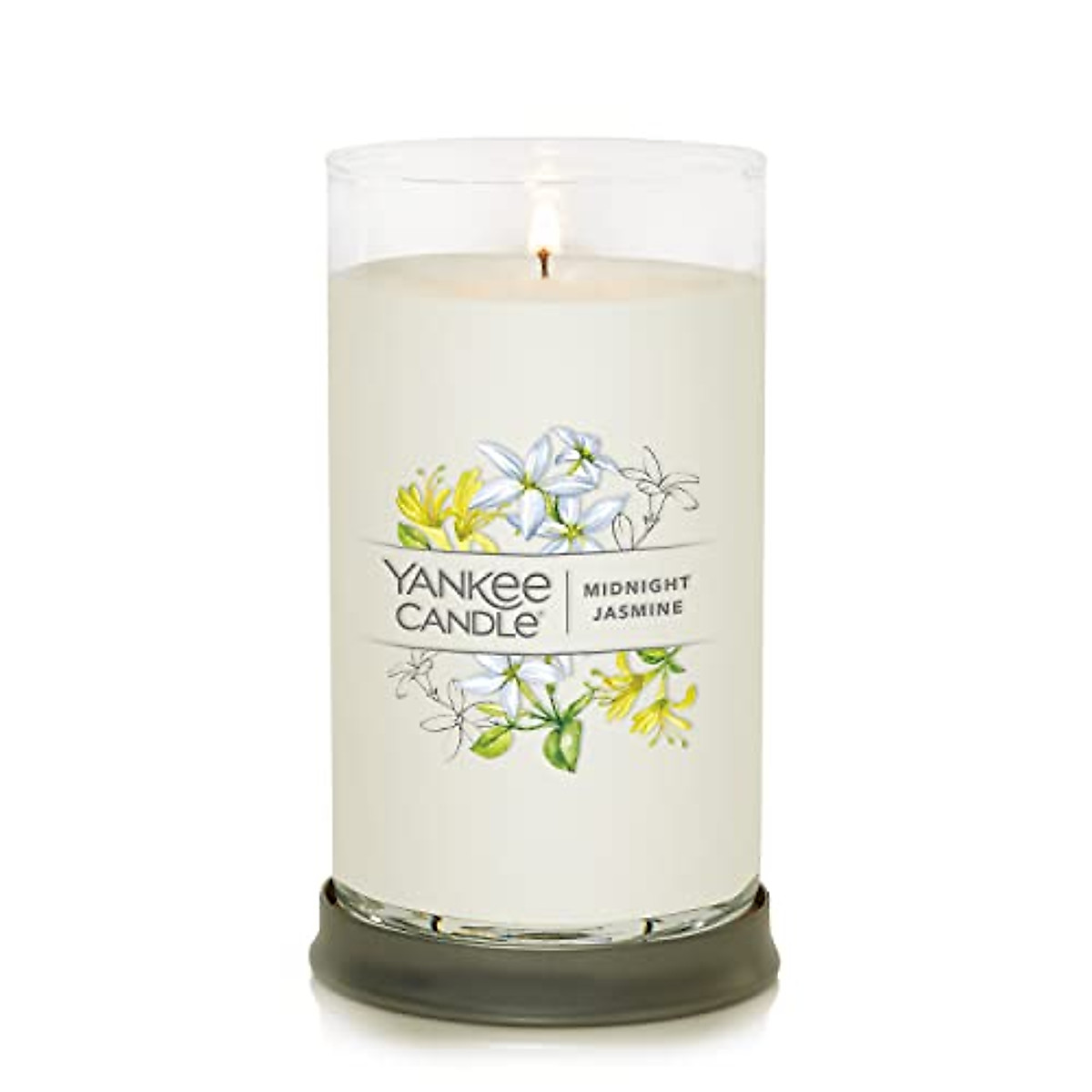 Yankee Candle Midnight Jasmine Signature Medium Pillar Candle, 14.25oz