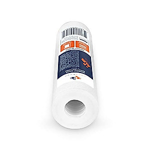 Aquaboon 10" x 2.5" Replacement Water Filter Set of 1 Carbon and 1 Sediment, 5 Micron 10 inch Cartridges, Compatible with DWC30001, WFPFC8002, FXWTC, WHEF-WHWC, WHKF-WHWC, Pentek DGD, RFC