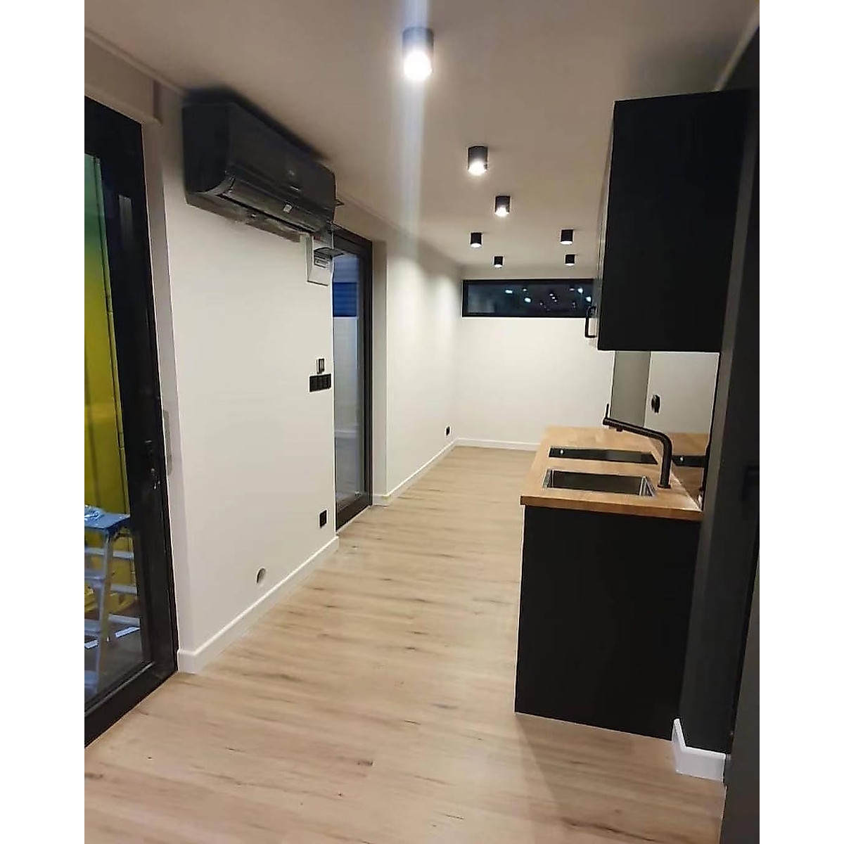 Custom House 40ft Mobile Door Window BBQ Outdoor Kitchen Furnished Air Hotel Lounge Office Cooking Garden Modern Office Gym Bnb Conditioner Heating Spa Camper Living Home