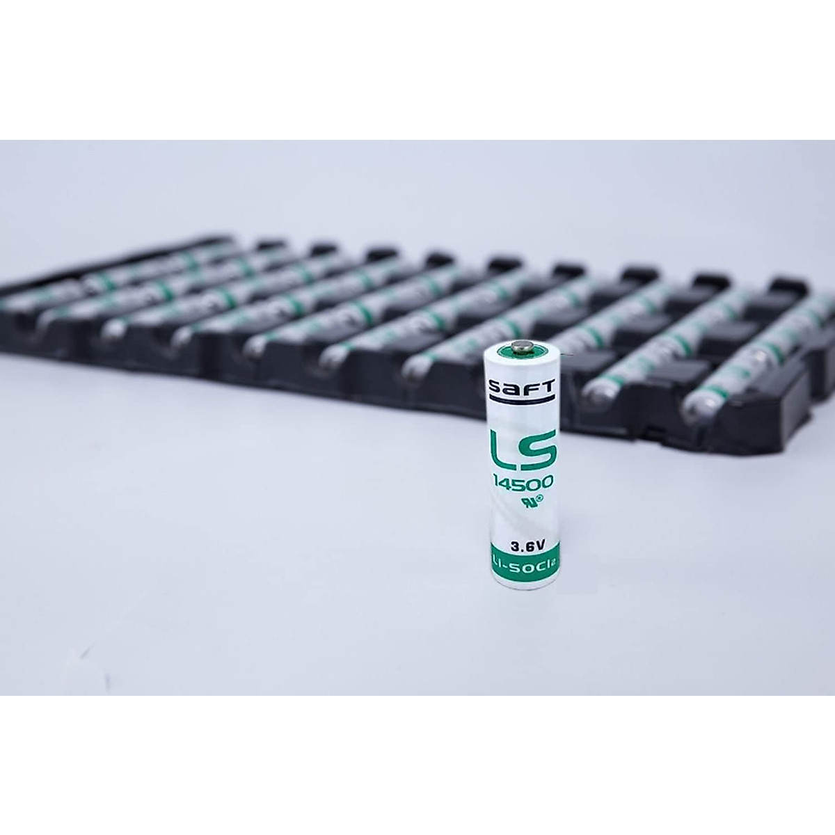 LS14500 Lithium-Thionyl Chloride 2600mAh Lithium Battery Compatible with SAFT LS14500 (Pack of 4)