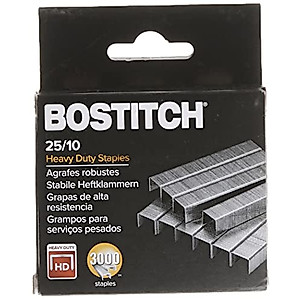 Bostitch 25/10 High-Capacity Staples, 3/8" Leg Length, 3000/Box (1962)