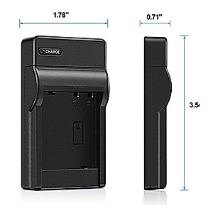 Battery Charger for Sony Alpha ILCE-7, ILCE-7M2, ILCE-7R, ILCE-7RM2, ILCE-7S, ILCE-7SM2, ILCE-6300L, ILCE-6300M, ILCE-6400L, ILCE-6400M, ILCE-6500M Mirrorless Digital Camera
