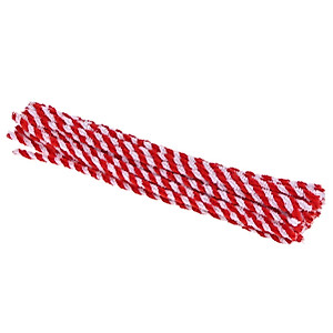 Homoyoyo 50pcs Cleaners for Crafts Christmas Tree Pendant Chenille Cleaners for DIY Chenille Stems Fluffy Cleaners DIY Plush Green Craft Chenille Stems Pipeline Process Tube