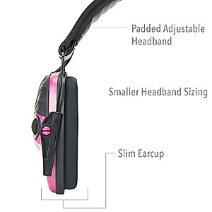 Howard Leight Impact Sport Electronic Shooting Earmuff, Youth/Small, Pink (R-02533)