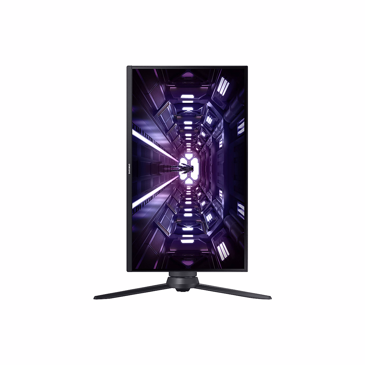 SAMSUNG Odyssey G3 Series 27-Inch FHD 1080p Gaming Monitor, 144Hz, 1ms, 3-Sided Border-Less, VESA Compatible, Height Adjustable Stand, FreeSync Premium (LF27G35TFBNXZA)
