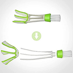 QUUFAA Multifunctional Cleaning Brush is Suitable for car Interior air Conditioner car Detail Care Brush Tool