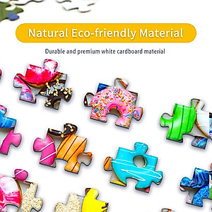 500 Pieces Jigsaw Puzzles Donuts for Adults and Teens and Kids Family Happy Gift Idea New