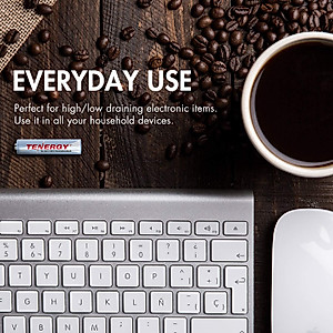 Tenergy AA AAA Rechargeable Battery and Charger Combo TN162 8-Bay Smart LCD AA/AAA NiMH/NiCd Charger + 8 AA & 8 AAA NiMH Rechargeable Batteries