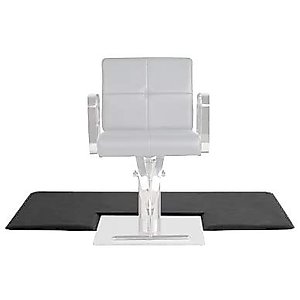 Standish Salon Goods - Salon Mats for Hair Stylist, Anti-Fatigue Salon Chair Mats, Square Base, 5/8 inch Thick, Black, 24x24 inches