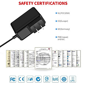 MEROM 6V Battery Charger for Ride on Toys Compatible with Kids 4 Wheeler, Baby Bumper Car, Electric Cars for Kid and Mercedes Benz Car, 6 Volt Charging for Ride on Toys Power Supply