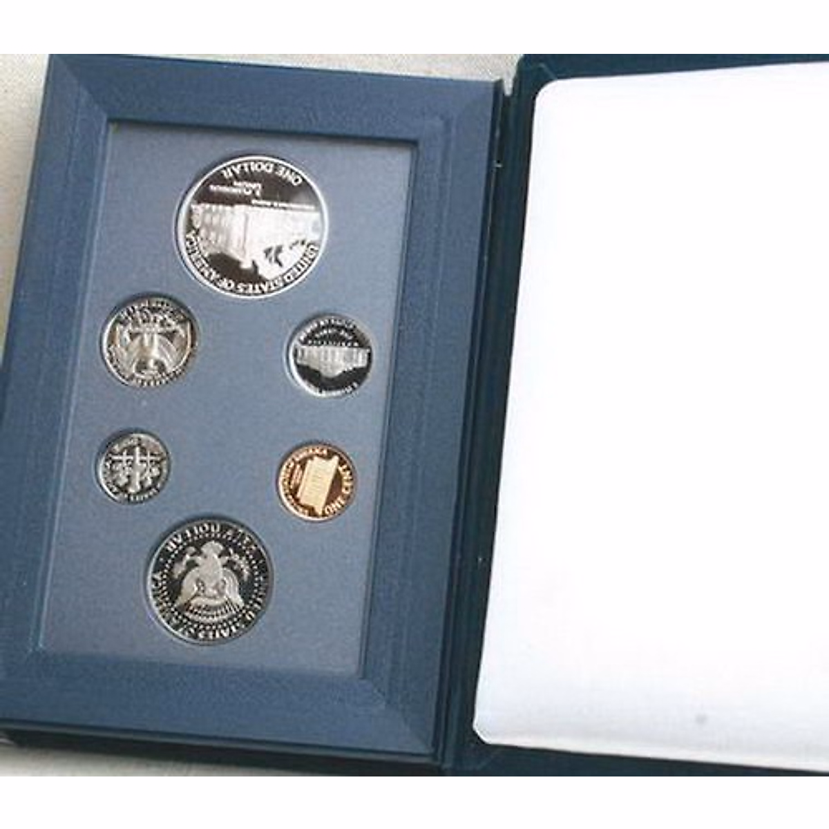 1990 US Mint Prestige Proof Unc Coin Set W/COA