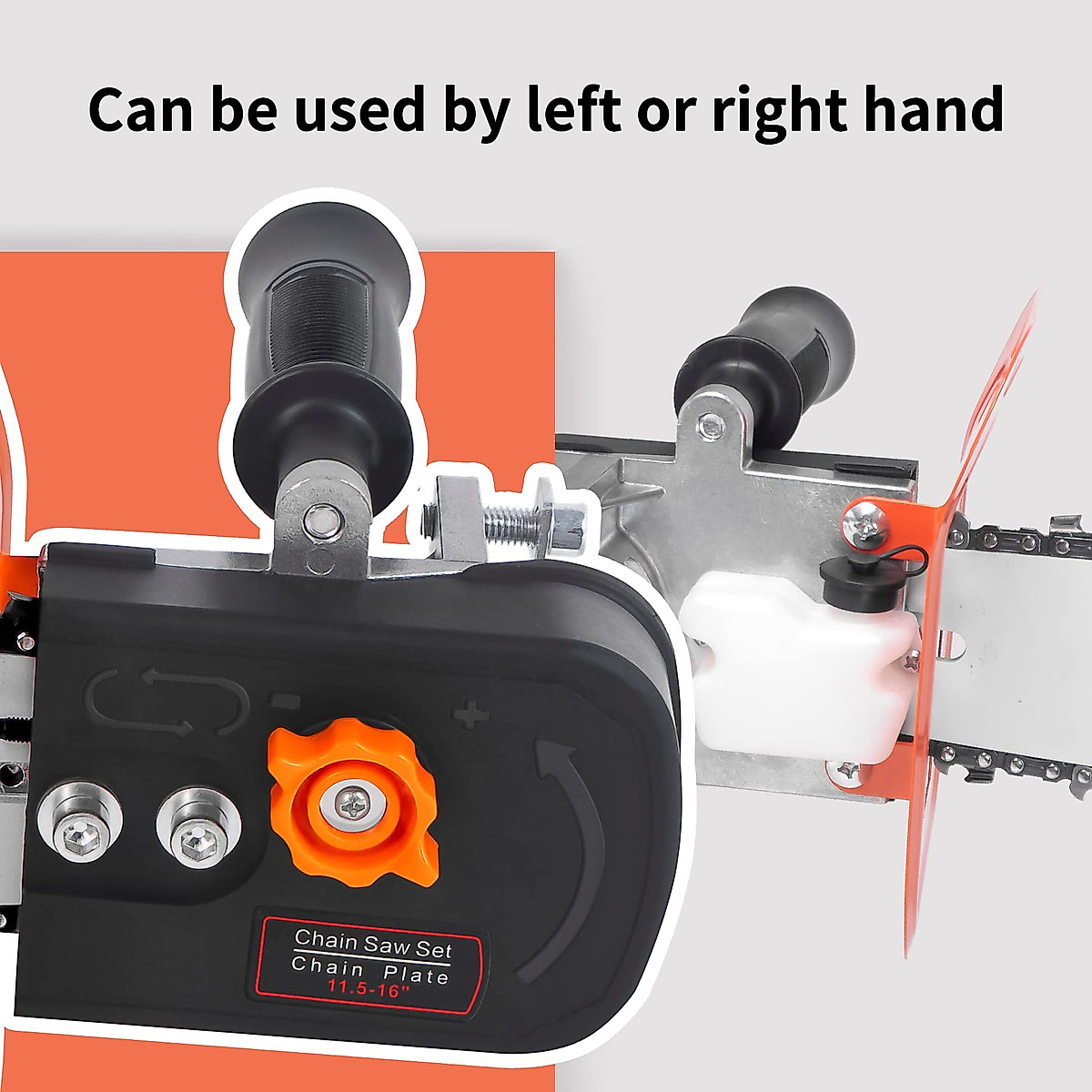 12" Chainsaw Attachment for Angle Grinder, Electric Chain Saw Converter Accessories for Wood Cutting Applicable Angle Grinder 5/8”-11 Thread ABOR M10 M12 M14