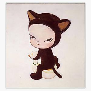 Yoshitomo Nara - Kity Waterproof Vinyl Window Bumper Sticker Decal 5"