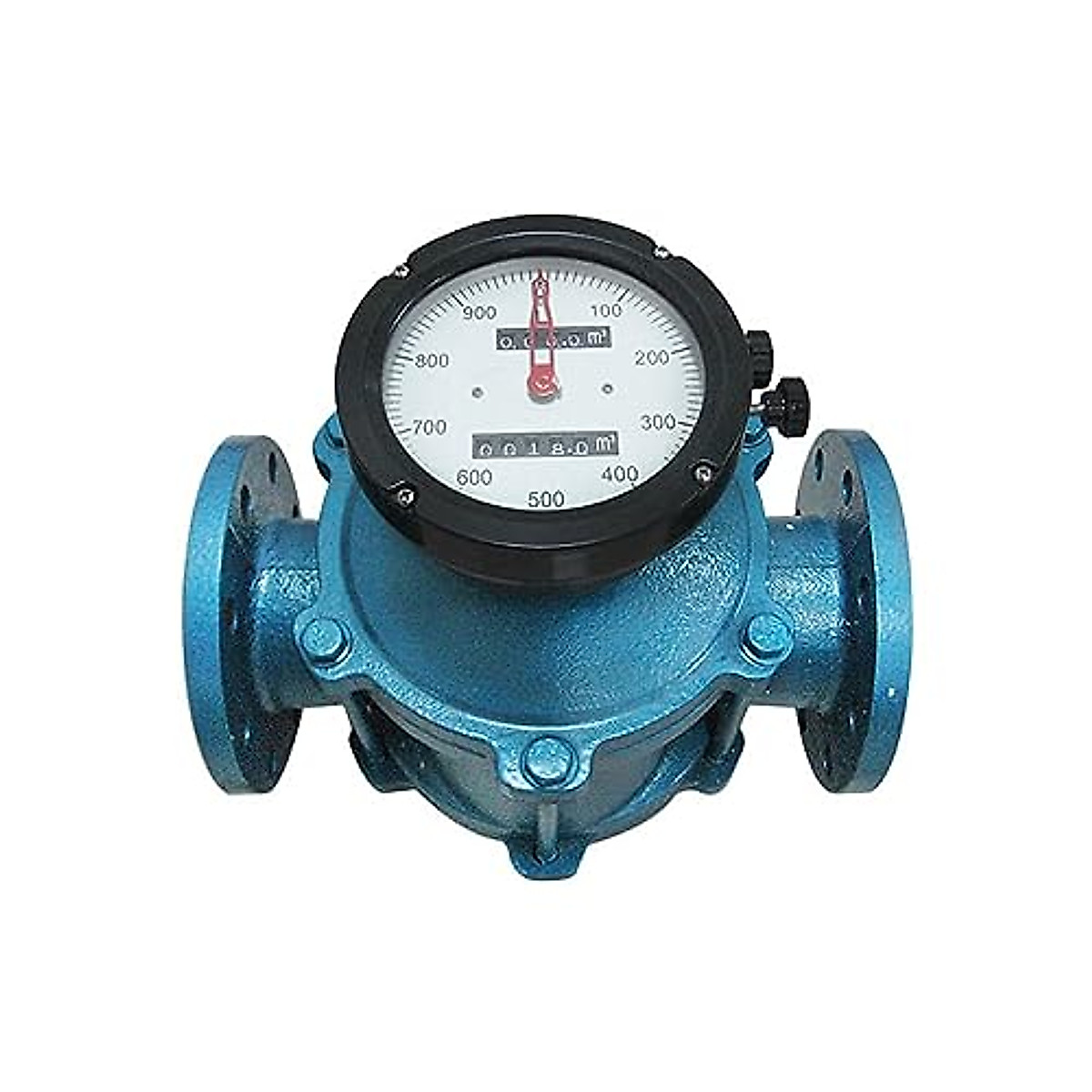 Fuel Oval Gear Flow Meter, Fuel Flow Meter Water Liquid Flow Meters Measuring Tools - Long Lasting(DN20)