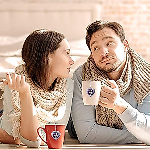 TeaSanavie Tea Infuser Tea Strainers for Loose Tea Amethyst Crystal Heart Pendant Tea Filter Infinity Love Heart Handmade Gemstone Tea Ball with Extended Chain Hook for Brew Fine Loose Tea Gift