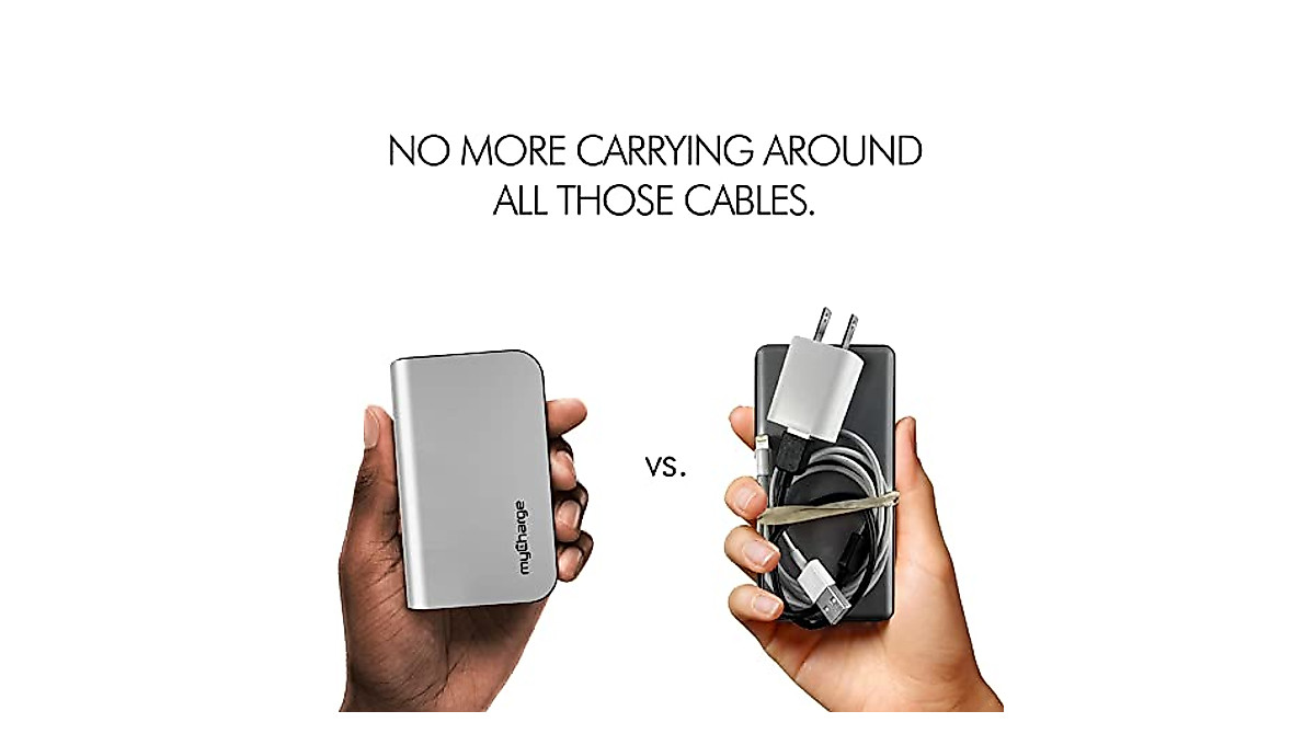 myCharge Portable Charger for iPhone - Fast 6700mAh Power Bank with ...