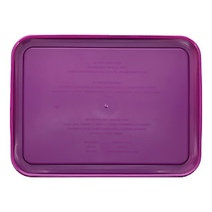 Pyrex 7210-PC 3-cup Thistle Purple Plastic Food Storage Replacement Lid, Made in USA - 4 Pack