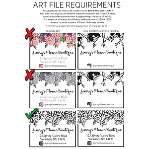 Infusion Traditional Wood Stamp with Black Wood Handle (2" x 3")