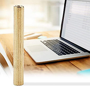 100Pcs Male Hex Brass PCB Motherboard Spacer Standoff, Computer Case M2 Single Head Male Brass Standoff Fastener Accessory for Computer Main Board(M2*25)