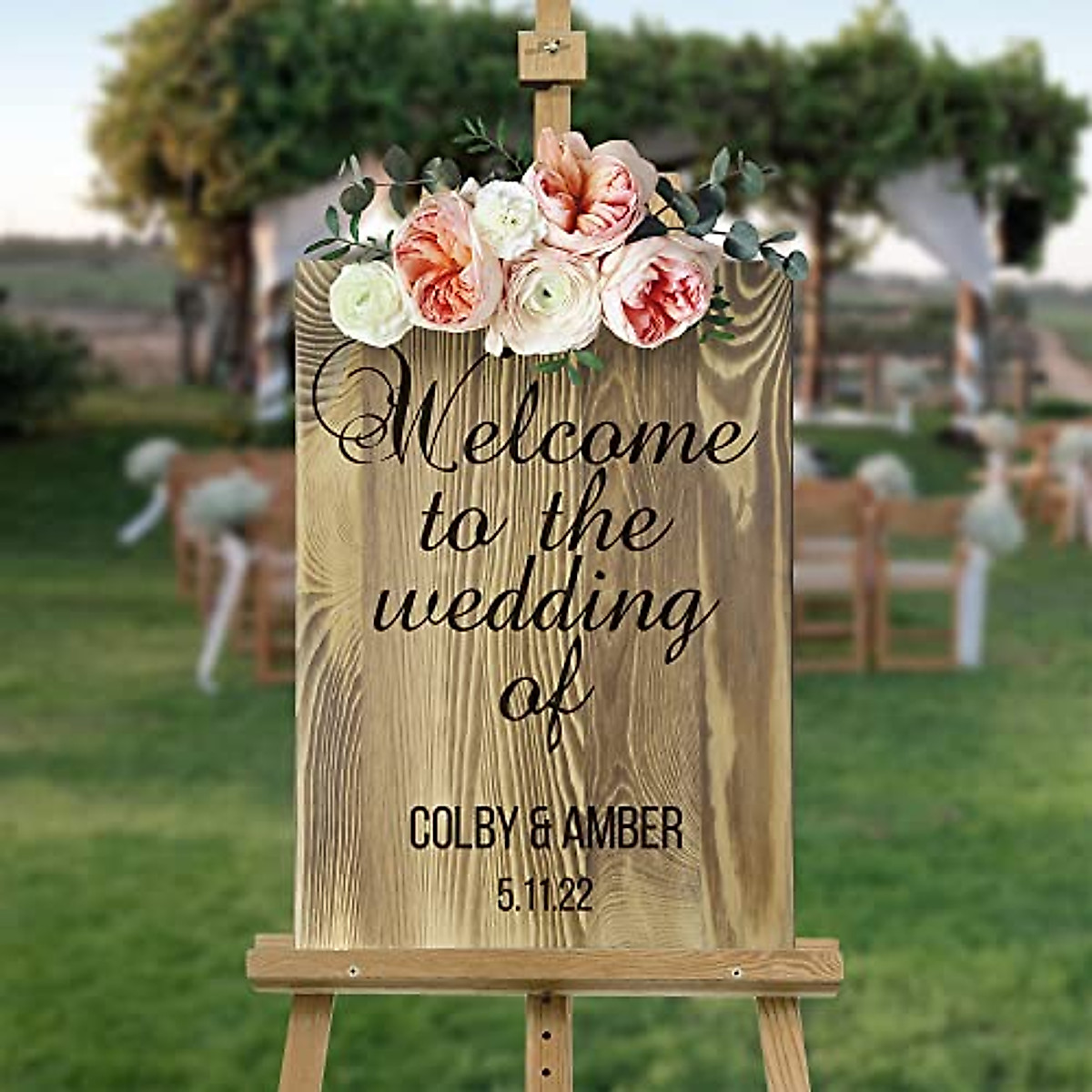 Darware Blank Wood Plaques (2-Pack, Stained Finish); Rectangular Wooden Signs for DIY, Crafts 12x16 Inch