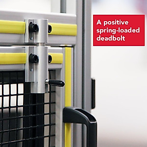 8020, 2053, 10 and 15 Series Aluminum 0 Degree Deadbolt Latch, Spring and Pin Door Latch 80/20 T-Slot Extrusion Accessory for Aluminum Profiles Includes Hardware