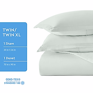 Linen Market Premium Ultra Soft 3 Piece Duvet Cover Set Full/Queen Mint