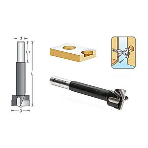 Amana Tool - 203020 Carbide Tipped Hinge Boring Bit 20mm Dia x 90mm Long x 10mm Shank
