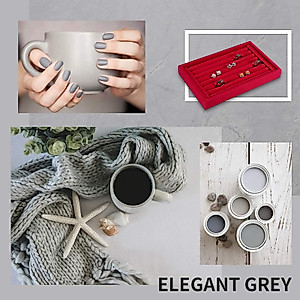 Yuecoom Ring Display Tray, 7 Slots Ring Earrings Showcase Holder, Ring Insert Display Trays, Jewelry Organizer Counter Tray for Rings Earrings Storage, Selling (red)