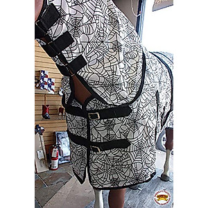 HILASON 69 Inches Horse Fly Sheet Ultra Violet Rays Protect Mesh Bug Mosquito Summer Spring | Fly Sheet | Horse Turnout Sheet | Fly Sheet for Horses | Bug and Mosquito Protection | Fly Sheet for Horse