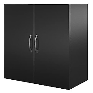 SystemBuild Lonn 24" Wall Cabinet in Black