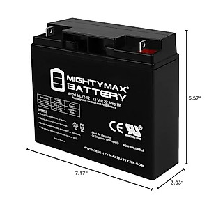 Mighty Max Battery 12V 22AH Replacement Battery for Die Hard Portable Jump Starter 1150
