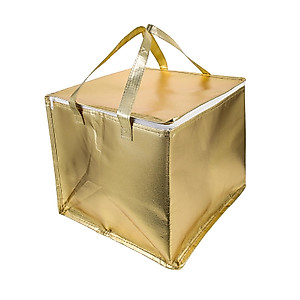 TOPPERFUN Lunch Bag Insulation Bags Insulated Shopping Bag Insulated Bags Carrier Supermarket Keep Warm Food Bag Rainbow Film