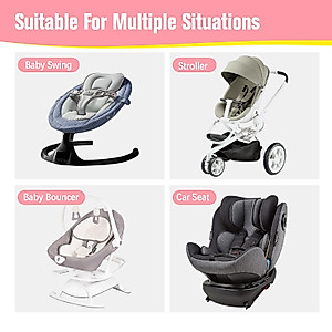 KAKIBLIN Baby Travel Pillow, Baby Pillow for Head and Neck, Upgraded Baby Support Pillow, Baby Neck Pillows for Car Seat,Pushchair,Travel(Bear)