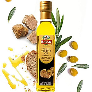 White Truffle Oil | LARGE SIZE 8.5oz (250 ml) | High Concentrate | Great for Pasta, Pizza, Risotto, or any of your favorite recipes. (8.5 Fl Oz (Pack of 1))